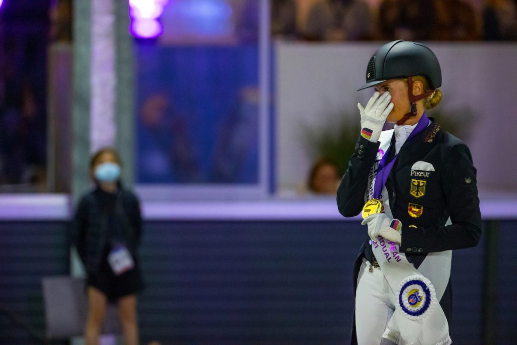 In the picture: Gold for von Bredow-Werndl at Europeans - DigiShots